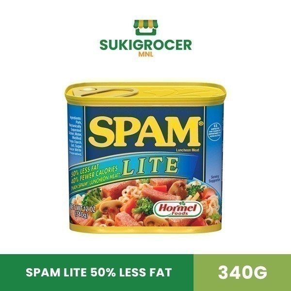 Spam Lite 50% Less Fat 340g | Shopee Philippines