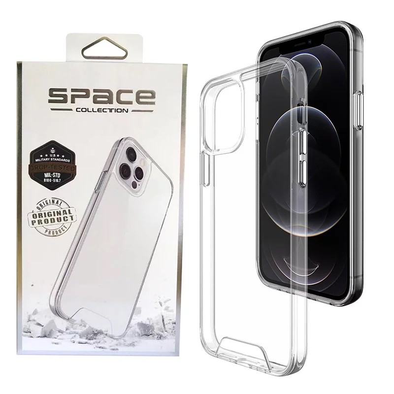 IP 13 13 Pro 13 Mini Pro Max Space Bisen Clear Case With Camera Lens ...
