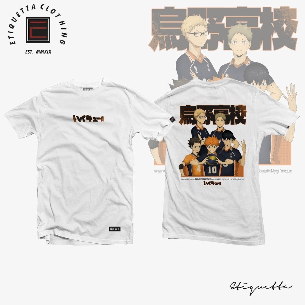 GooFee - ETQT WorldWide - Unisex - Anime Shirt - Haikyuu - Karasuno ...