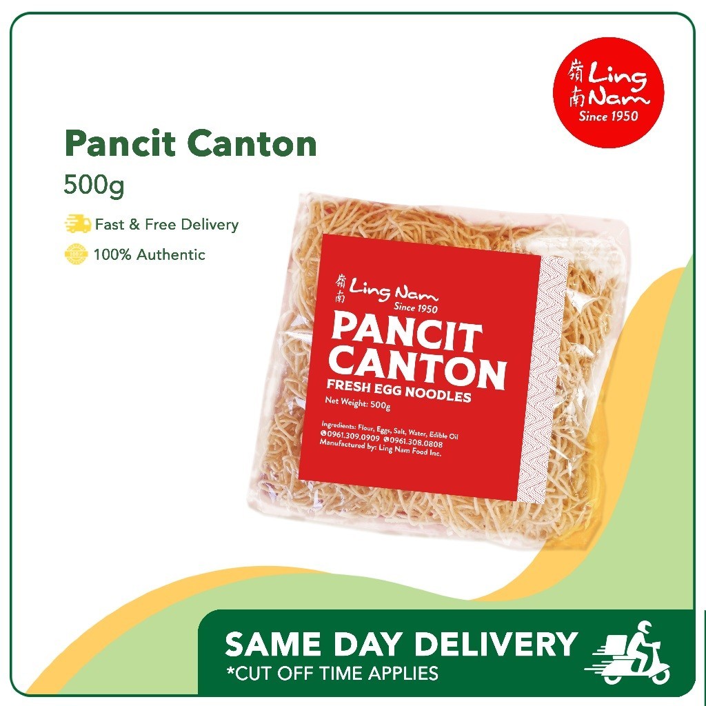 Ling Nam Pancit Canton 500g [Dry Noodles, Noodles & Chinese] | Shopee ...