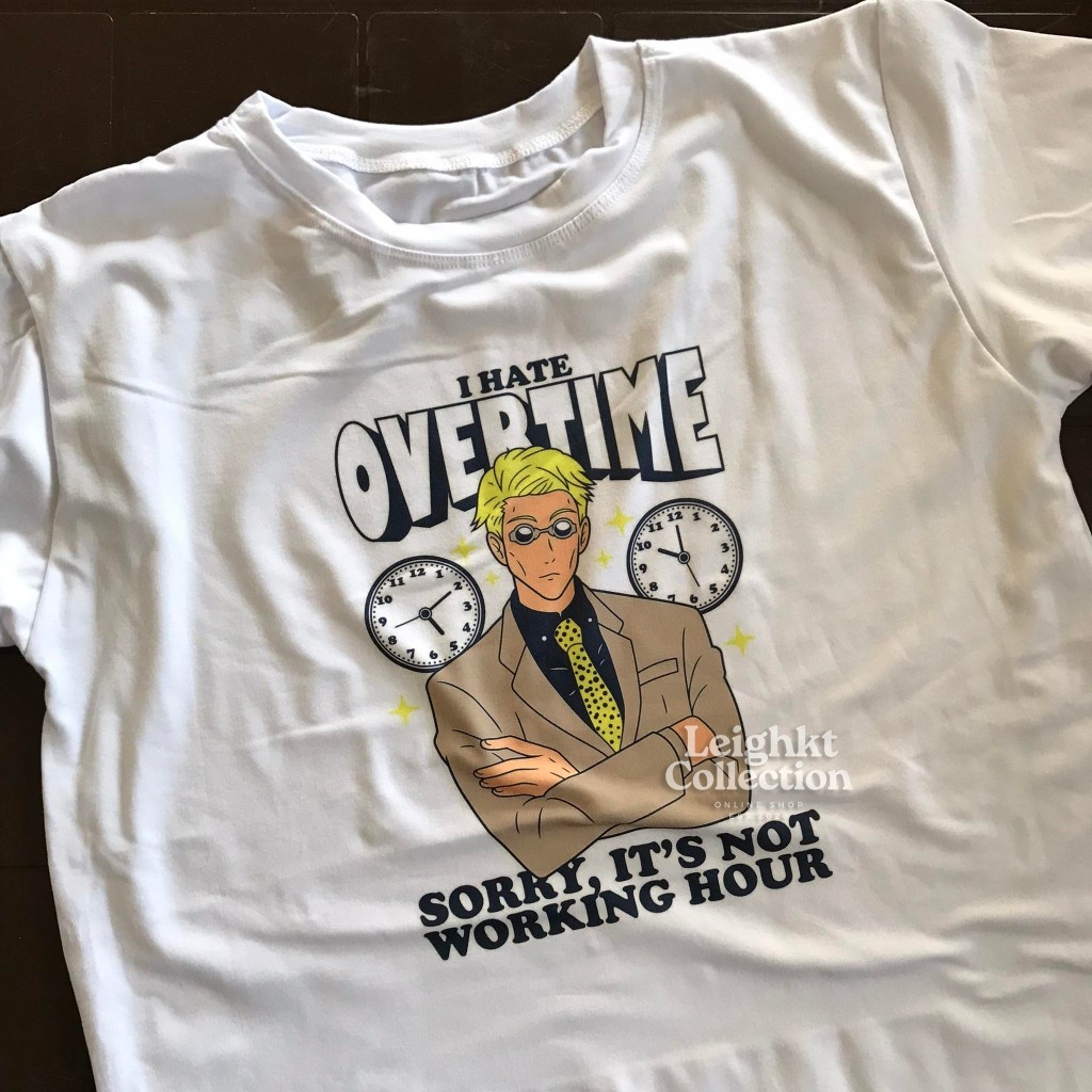 Leighkt | Jujutsu Kaisen Nanami I Hate Overtime Anime Shirt Cotton ...