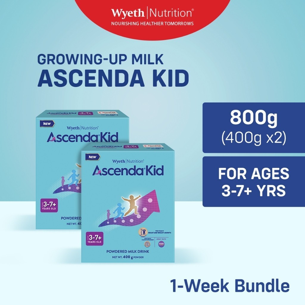 Wyeth Nutrition® ASCENDA® 4 KID Milk Drink for Children 3+ years old ...