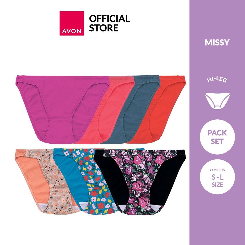 Avon Missy | Krystal 7-In-1 Hi-Leg Panty | Women's | Shopee Philippines