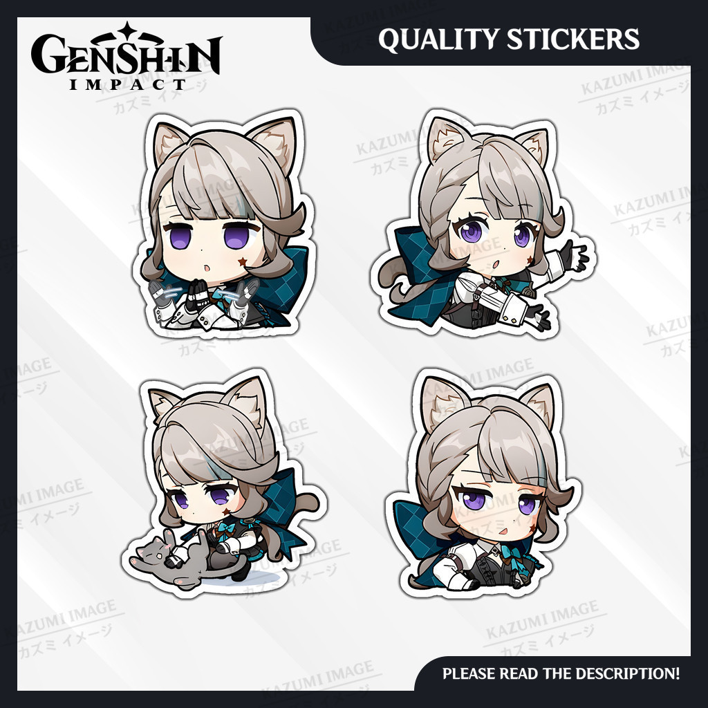 Lynette - Genshin Impact Waterproof Emoji Stickers | Shopee Philippines