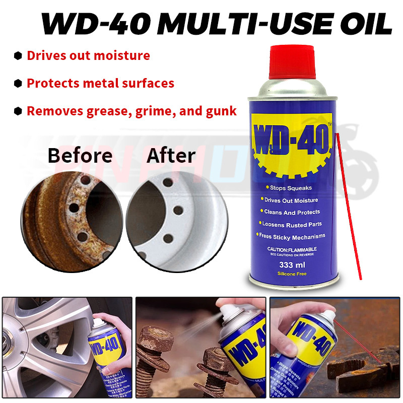 WD-40 Multi-Use Oil 11.2oz / 333ml Rust Remover Penetrating Oil ...