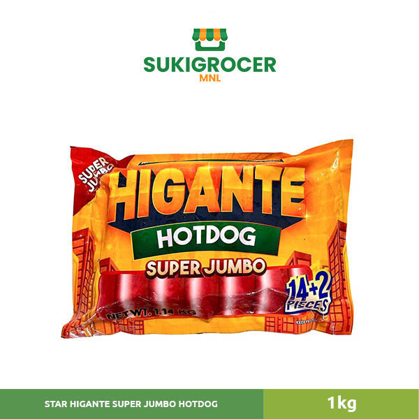 Star Higante Super Jumbo Hotdog 1KG | Shopee Philippines