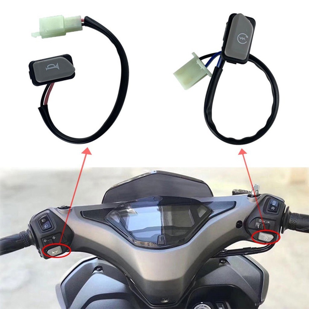 Motorcycle parts modification switch, horn start switch, headlight ...