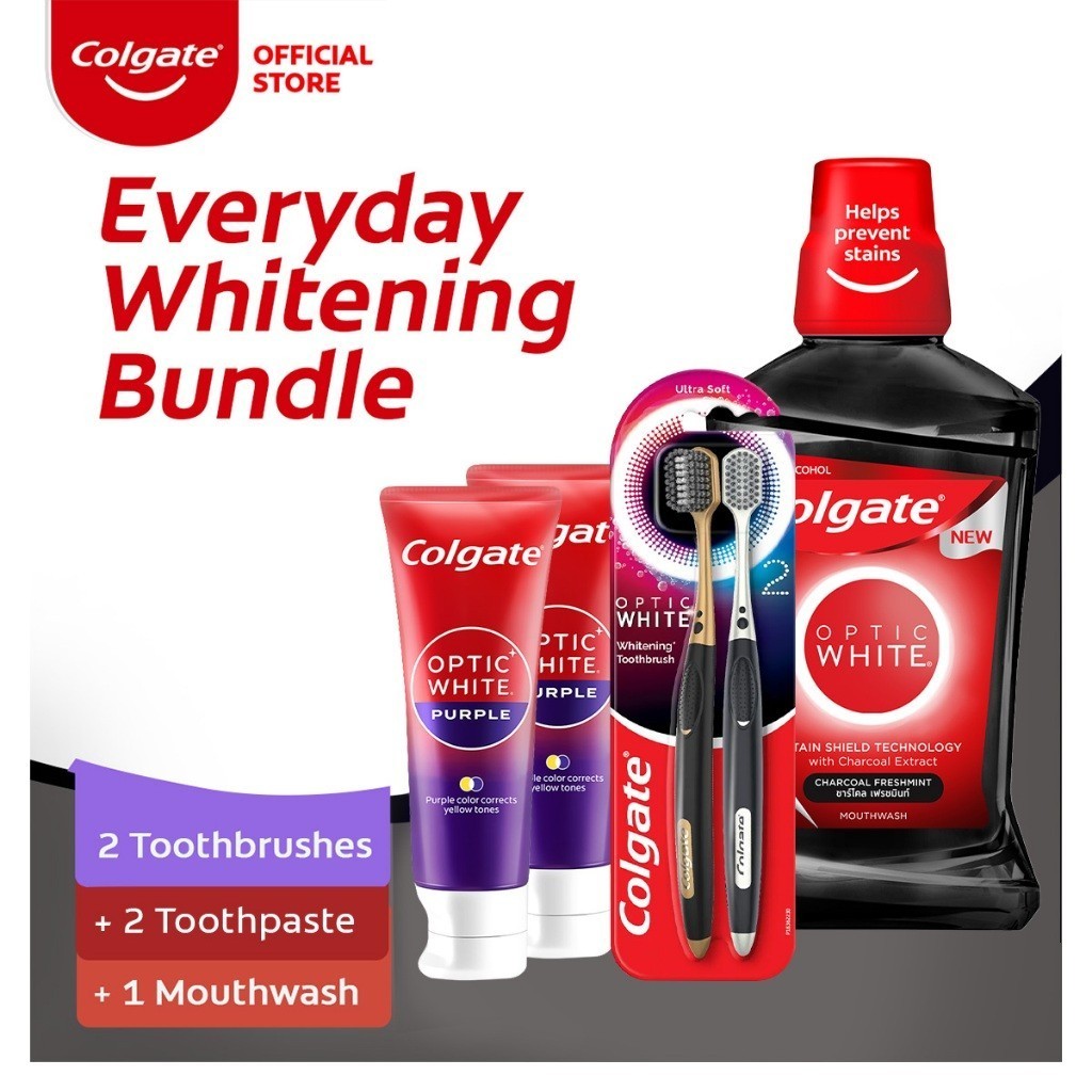 [BUY 1, FREE 3] Colgate Everyday Whitening Bundle | Shopee Philippines