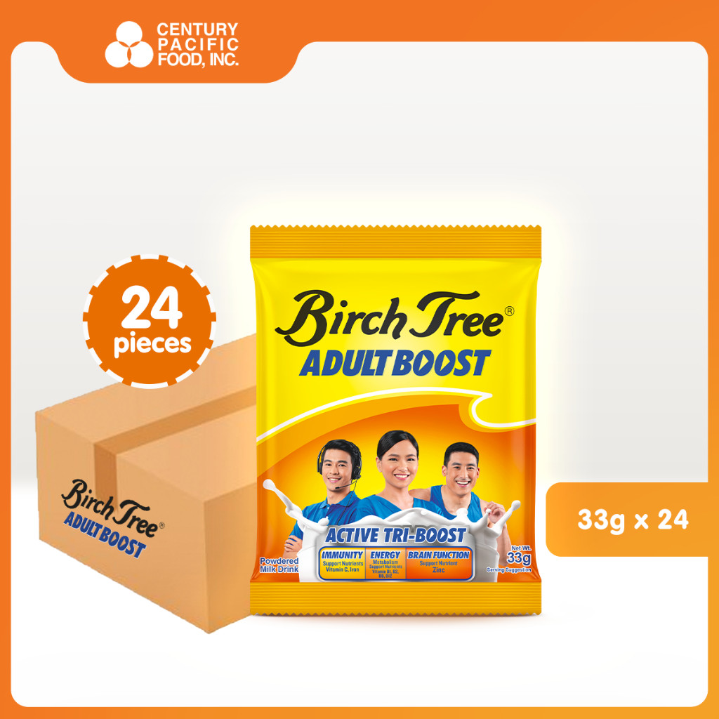 Birch Tree Fortified Powdered Milk Adult Boost 33g x 24 - Supports ...