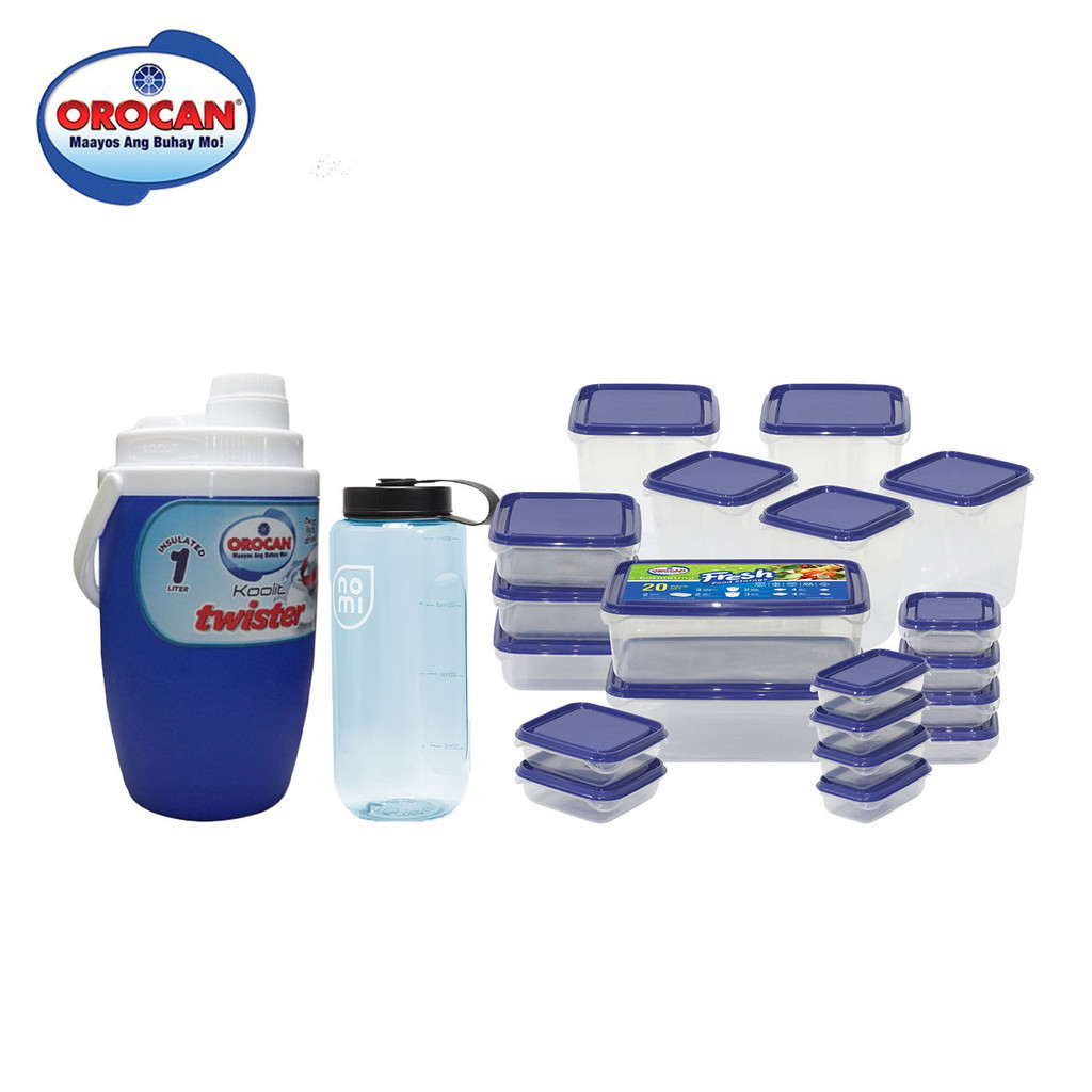 Orocan Food Storage Container Baunan Set | Plastic Food storage Nomi ...