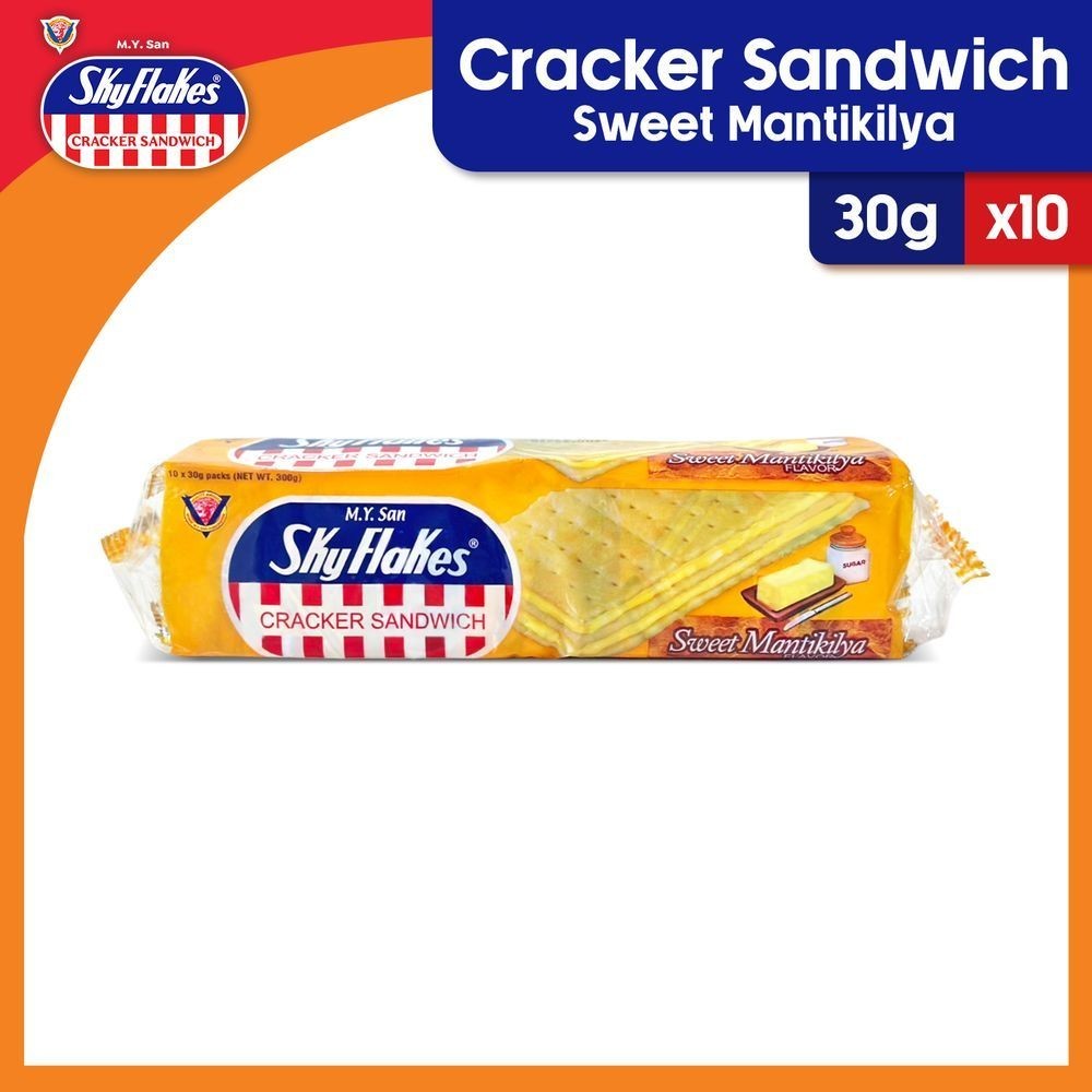 Skyflakes Cracker Sandwich Mantikilya 30gx10 | Shopee Philippines