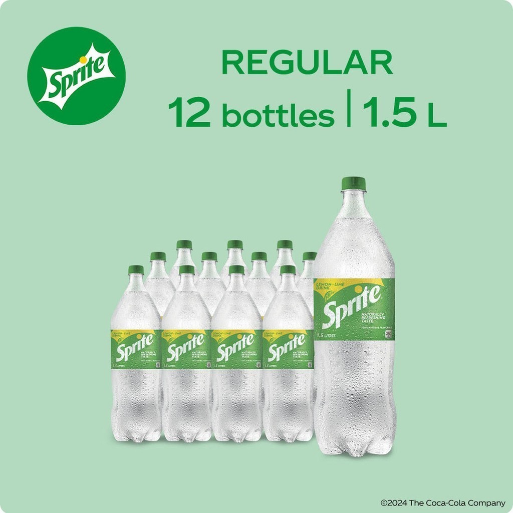 Sprite Regular 1.5L - Pack of 12 (EXPIRING: October 2025) | Shopee ...