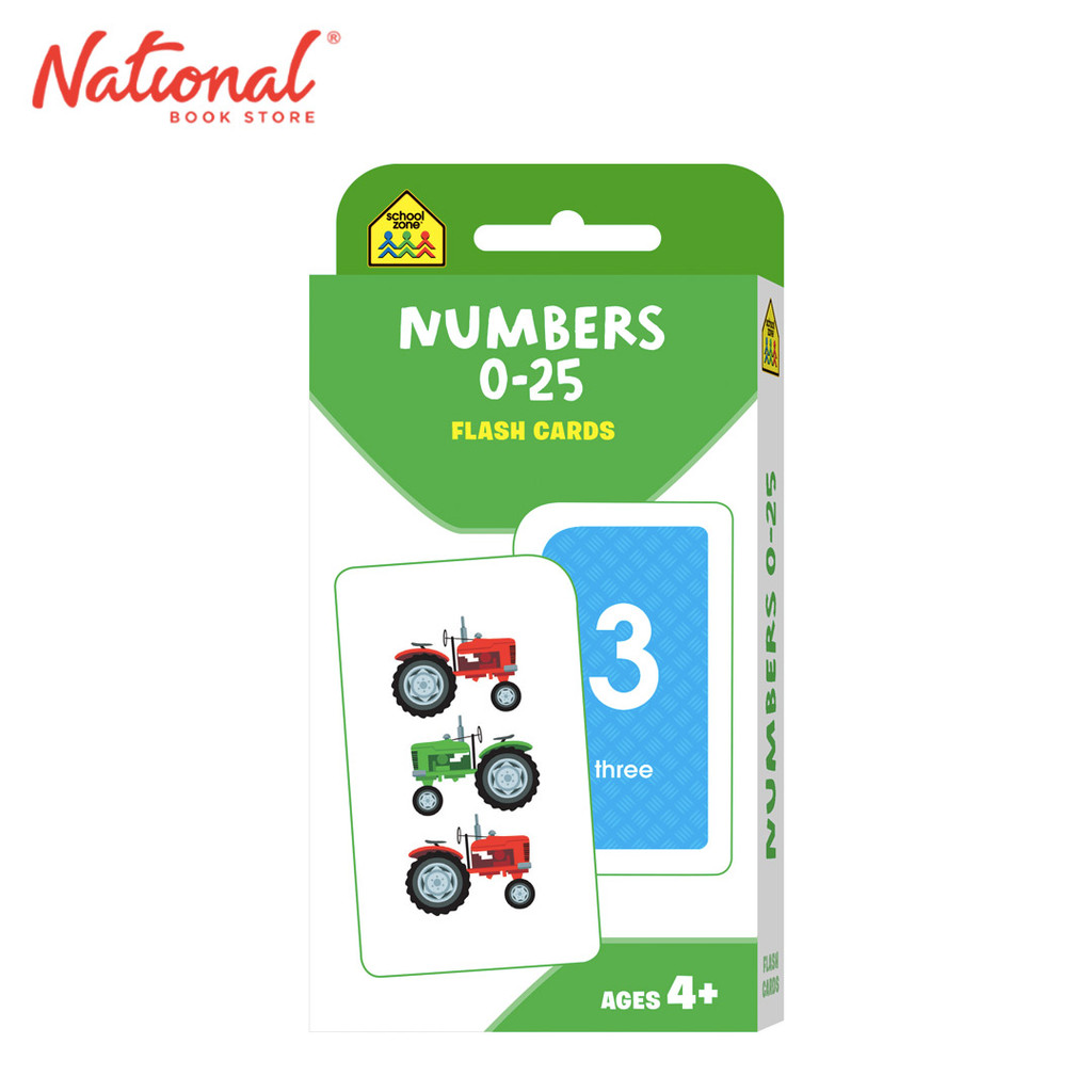School Zone Numbers 0-25 by Hinkler - Flash Card - Learning Aids ...