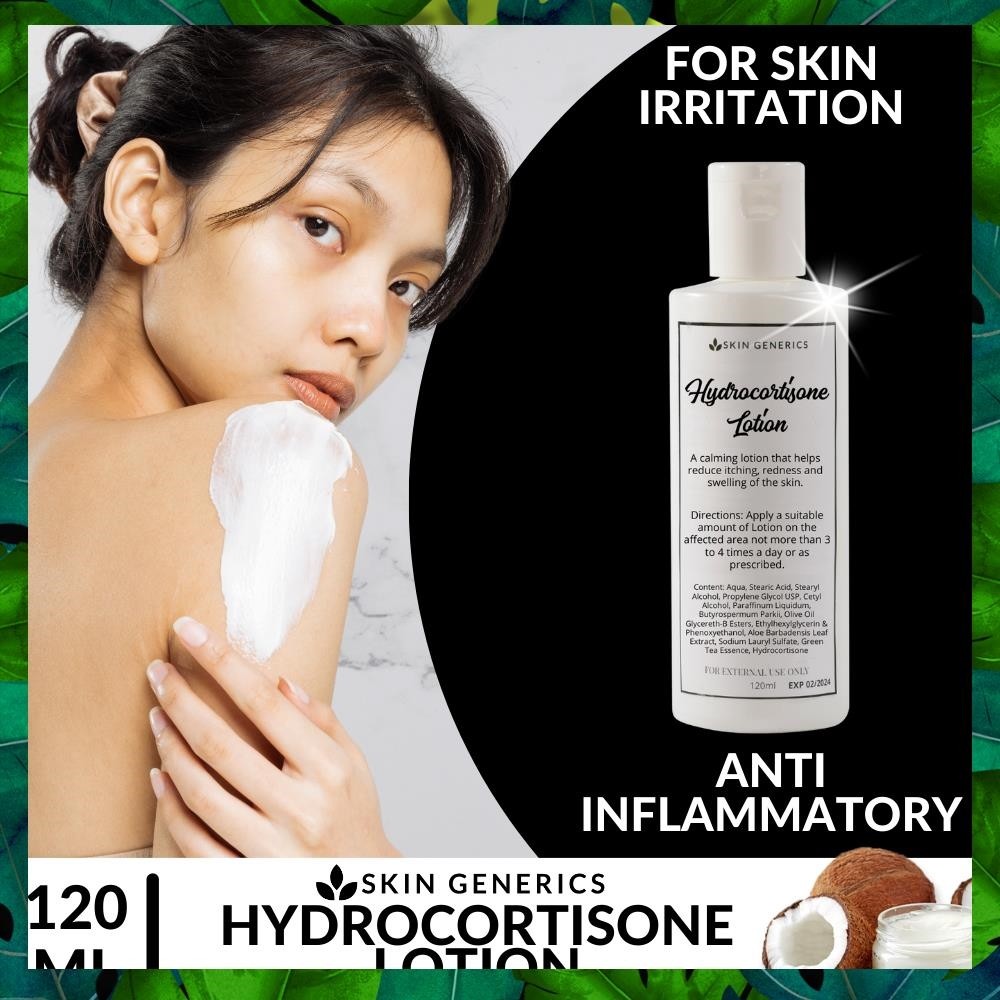 [ ANTI INFLAMMATORY ANTI ITCH LOTION ] SkinGenerics Hydrocortisone ...