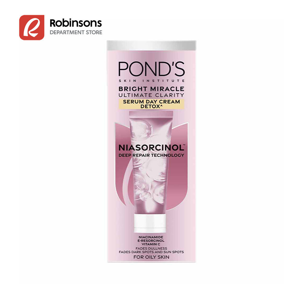 Pond's Bright Miracle Ultimate Clarity Niasorcinol Serum Day Cream ...