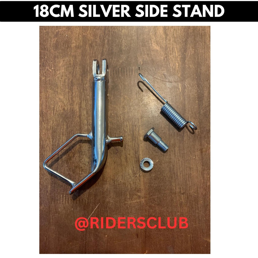 18 CM SILVER SIDE STAND for HONDA TMX 125 with Bolts for motorcycle ...