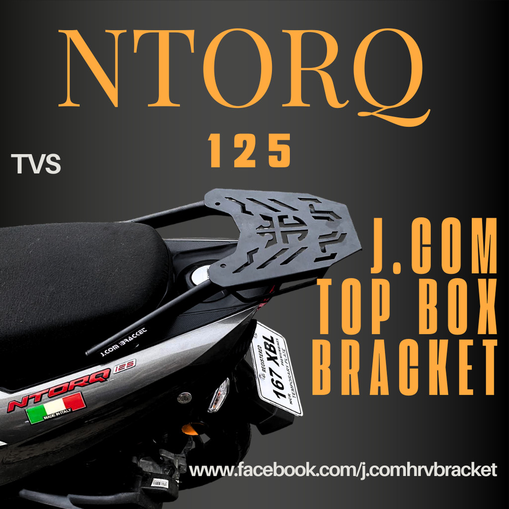 TVS NTORQ 125 Heavy Duty Top box Bracket by J.com | Shopee Philippines