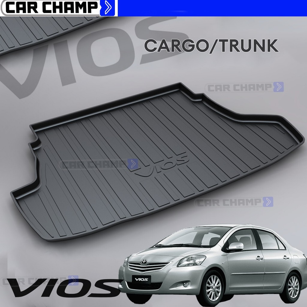 Toyota Vios 2008 to 2013 Batman OEM Rear Trunk Tray or Cargo Tray 2009 2010 2011 2012 2013 ( Car ...