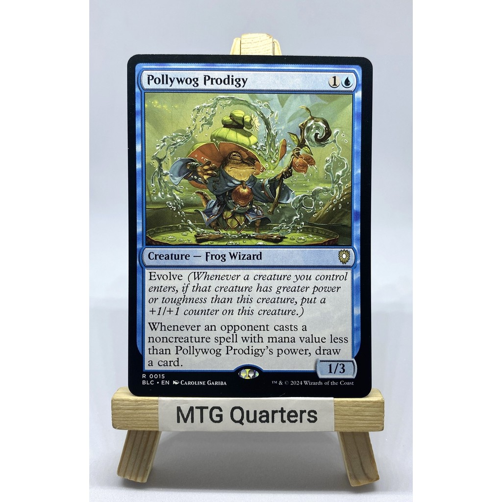 MTG Proxy Card - Pollywog Prodigy | Bloomburrow (BLB) | Shopee Philippines