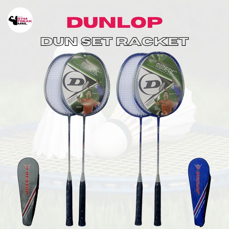 Dunlop Badminton Racket Set (Pair) | Shopee Philippines