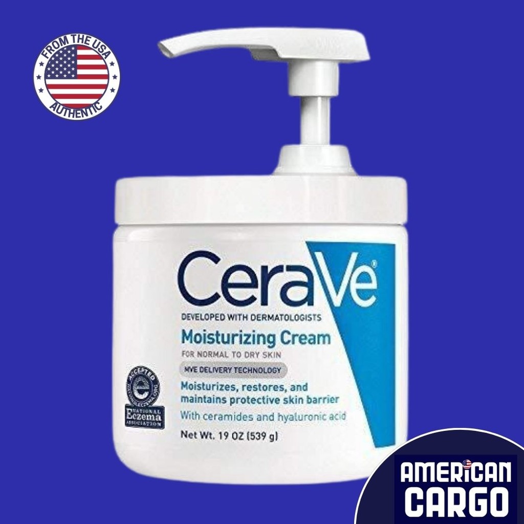 CeraVe Moisturizing Cream with Pump (19 oz) | Shopee Philippines