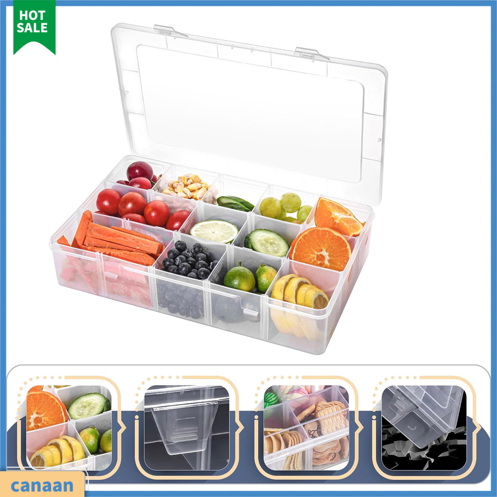 (CA)Reusable Snack Box Snackle Box Container Large Capacity Bpa Free ...