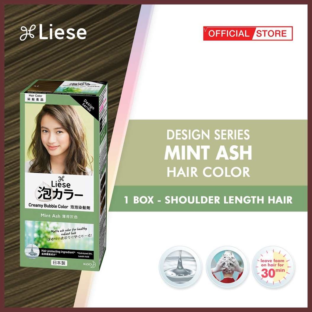 Liese-w)Creamy,I;Bubble;eZ&Bf`Color&(Mint`mU&Ash) | Shopee Philippines
