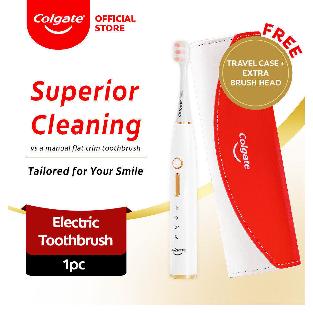 Colgate Electric Gum Care Toothbrush with Soft Bristles, Tailored For ...