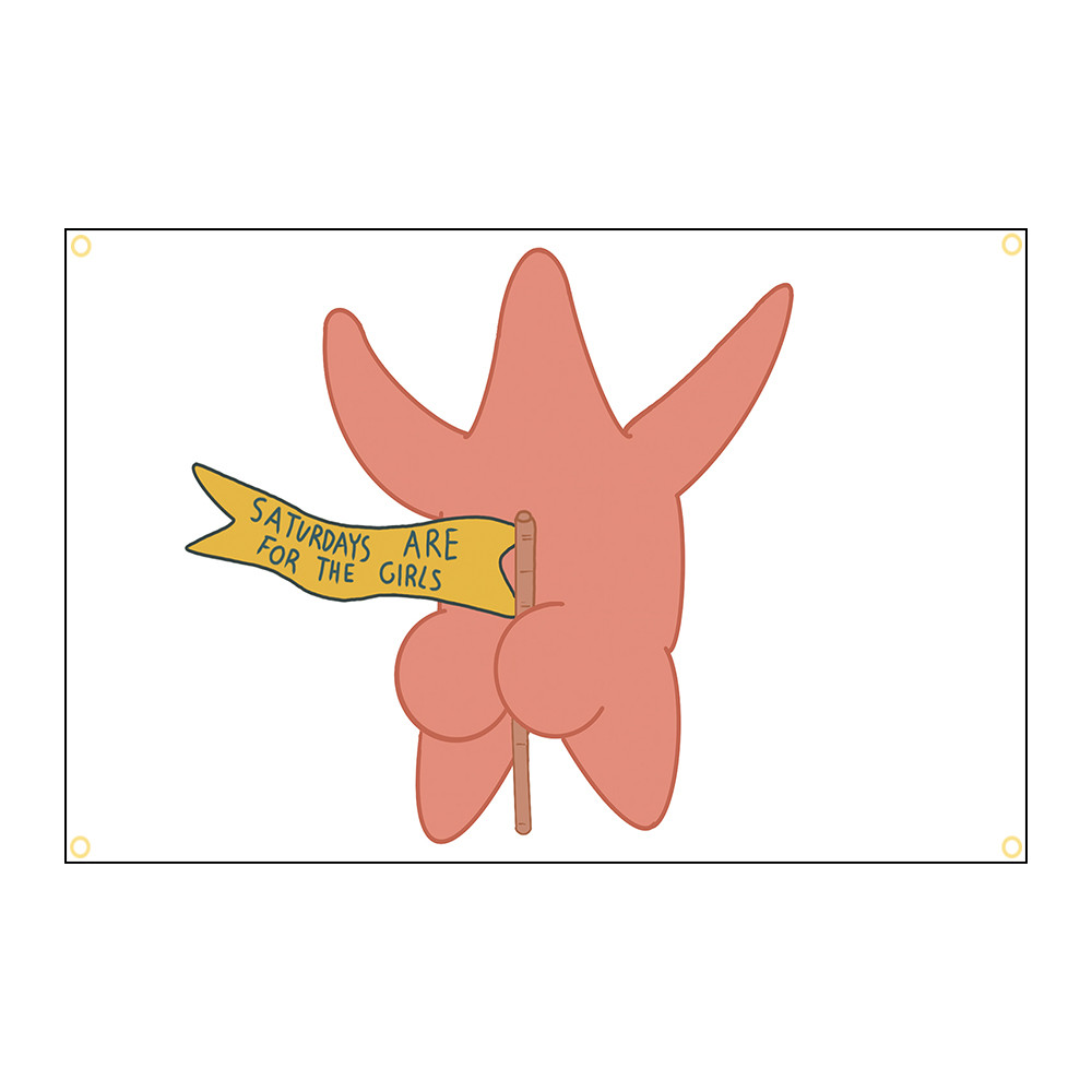 ELECTION 3x5ft 90x150CM Patrick Star Flag hips funny Banner Advertising ...