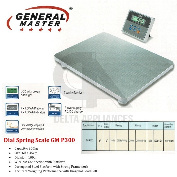 General Master GM P300 Dial Spring Scale General Master Weighing Scale ...