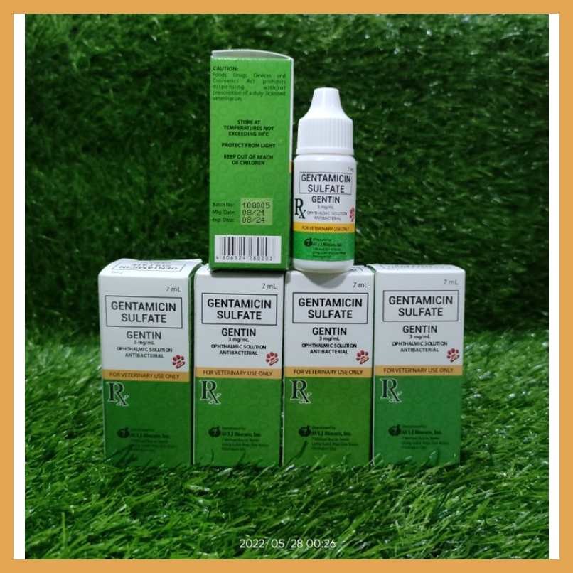 Gentin]k_(p"eye"sp\drops"Vr-for\LH"dogs-xY\&PP.Cats]vb#7ml ( Opthalmic ...