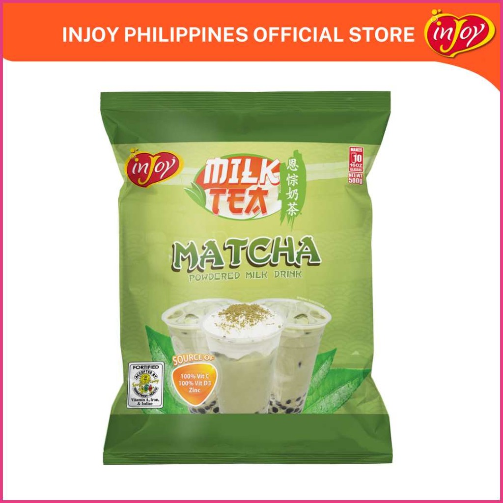 inJoy@iZ+P@Matcha@v+B@Q+Milk@G+X@N+Tea 500g | Shopee Philippines