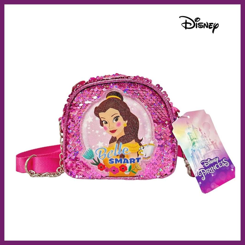 Disney-K*Princess_QB:Cute%fu:Belle_zh%Sequin:vF_Sling%GQ:Bag | Shopee ...