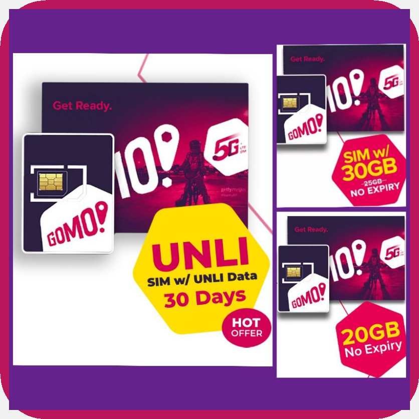 Globe(zI$R?GOMO{VC!SIM!v[with!W,30days[f!Unli-a\data"x-20GB 30GB No Expiry POWER BY GLOBE ...