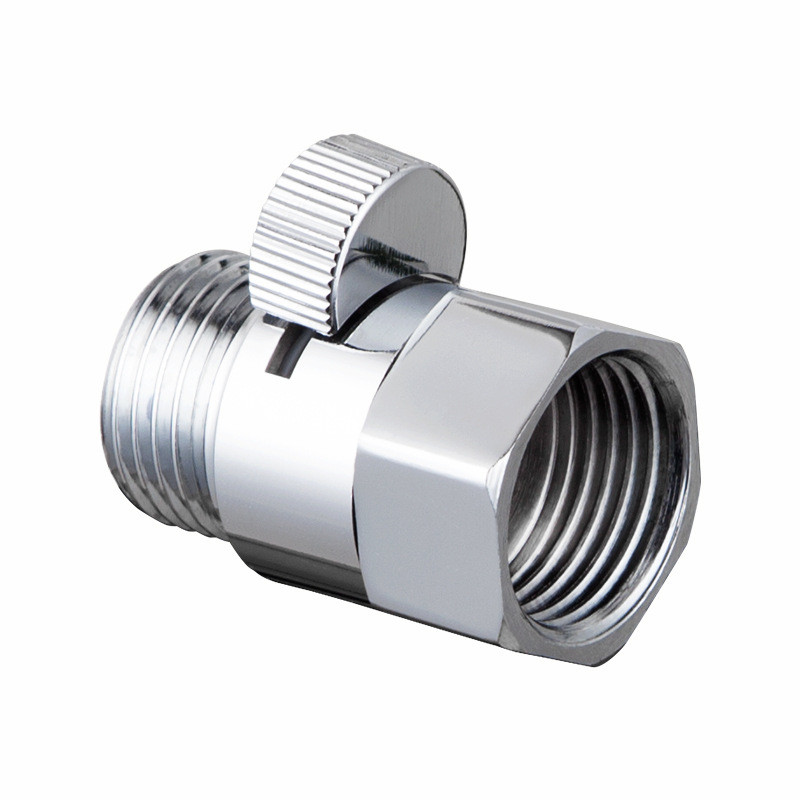 Hotel Bathroom Shower Brass Junction Water Flow Control Valve Straight ...