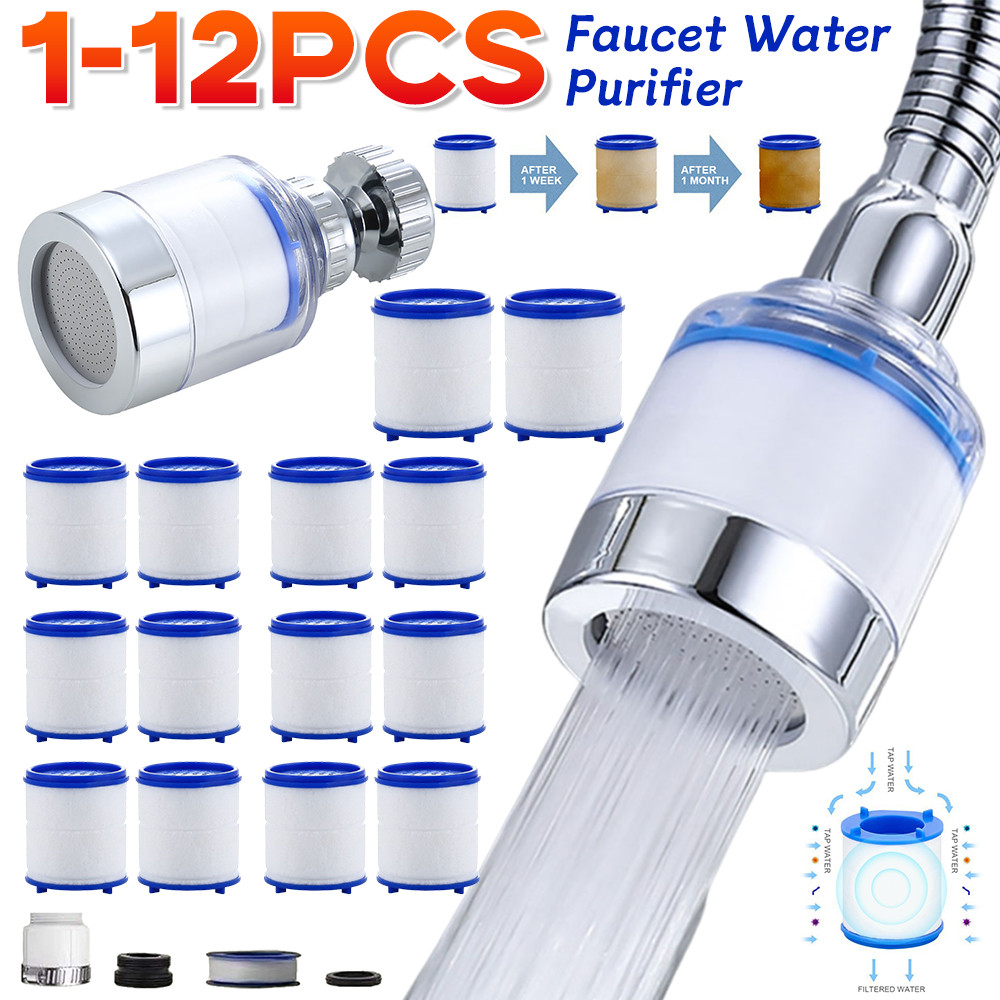 Faucet Filter Element Water Purifier Filter Remove Chlorine Heavy Metal ...