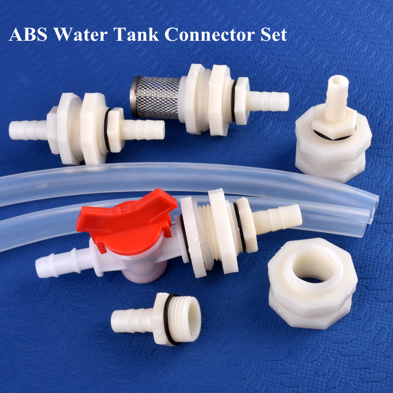 G1/2 To 10mm Water Tank Connector Set Aquarium Tank Joint Watering ...