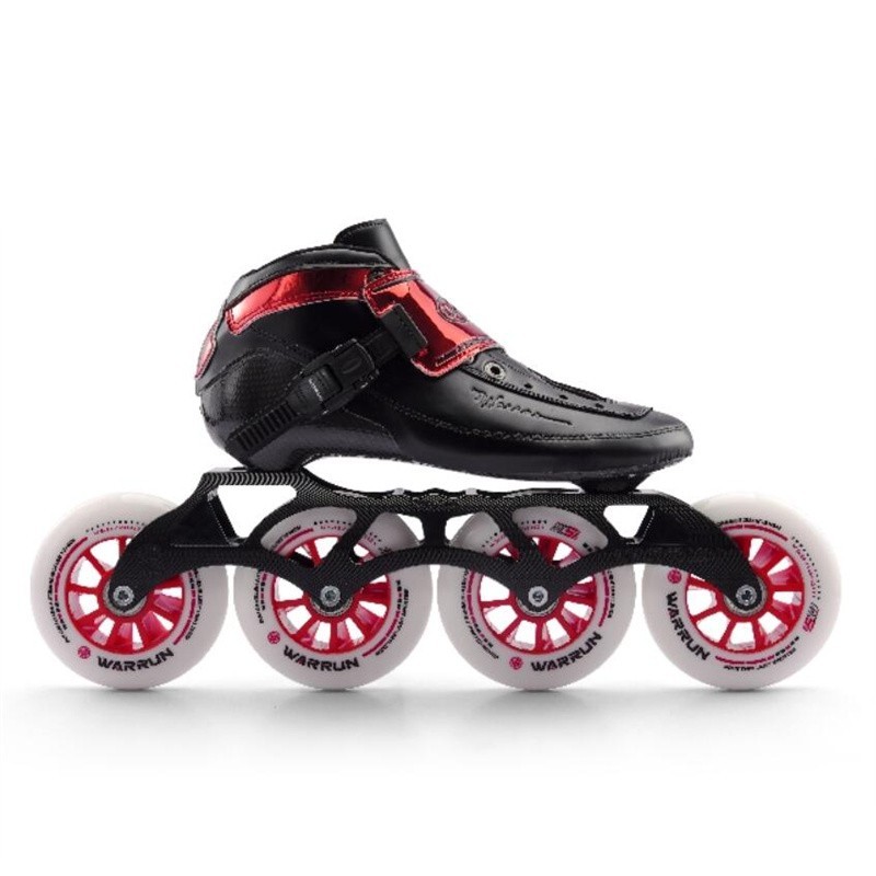 WARRUN V8 Professional Speed SKates Shoes 3 Wheels Street Road Fast ...