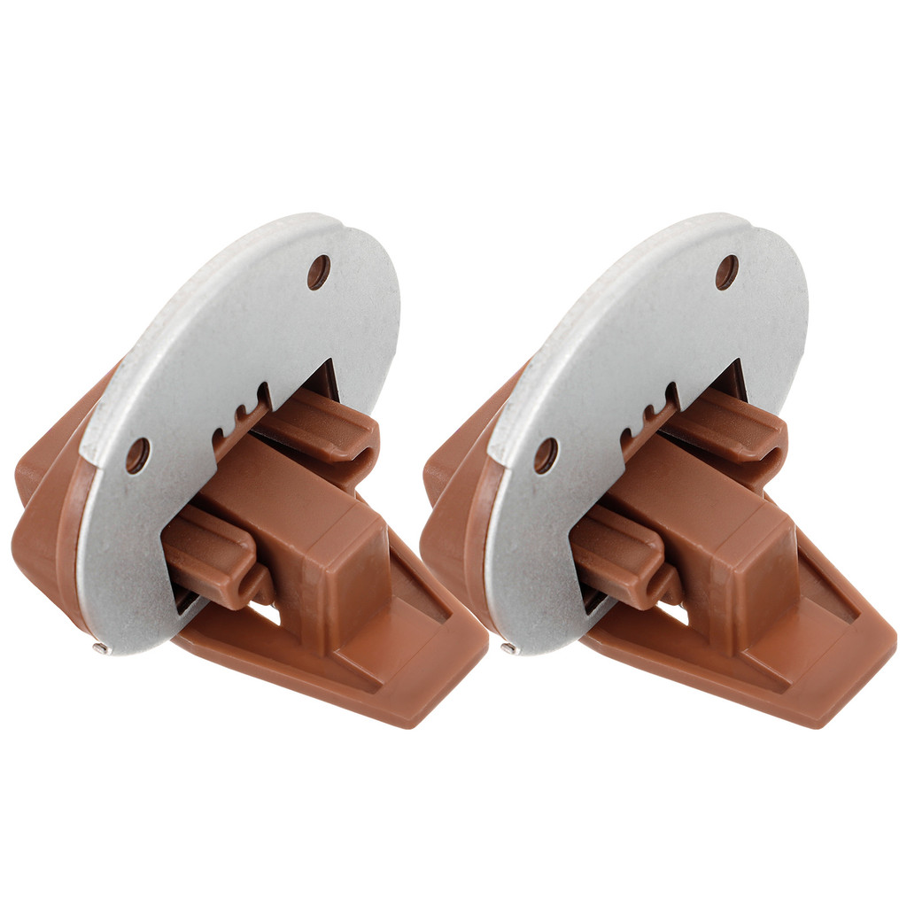 2 Sets Drawer Rail Kit Cabinet Slides Storage Guide Metal Plastic ...