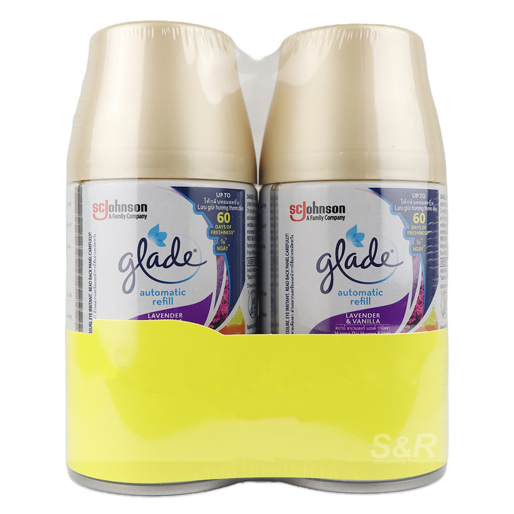 Glade Automatic Refill Lavender and Vanilla 2x269mL | Shopee Philippines