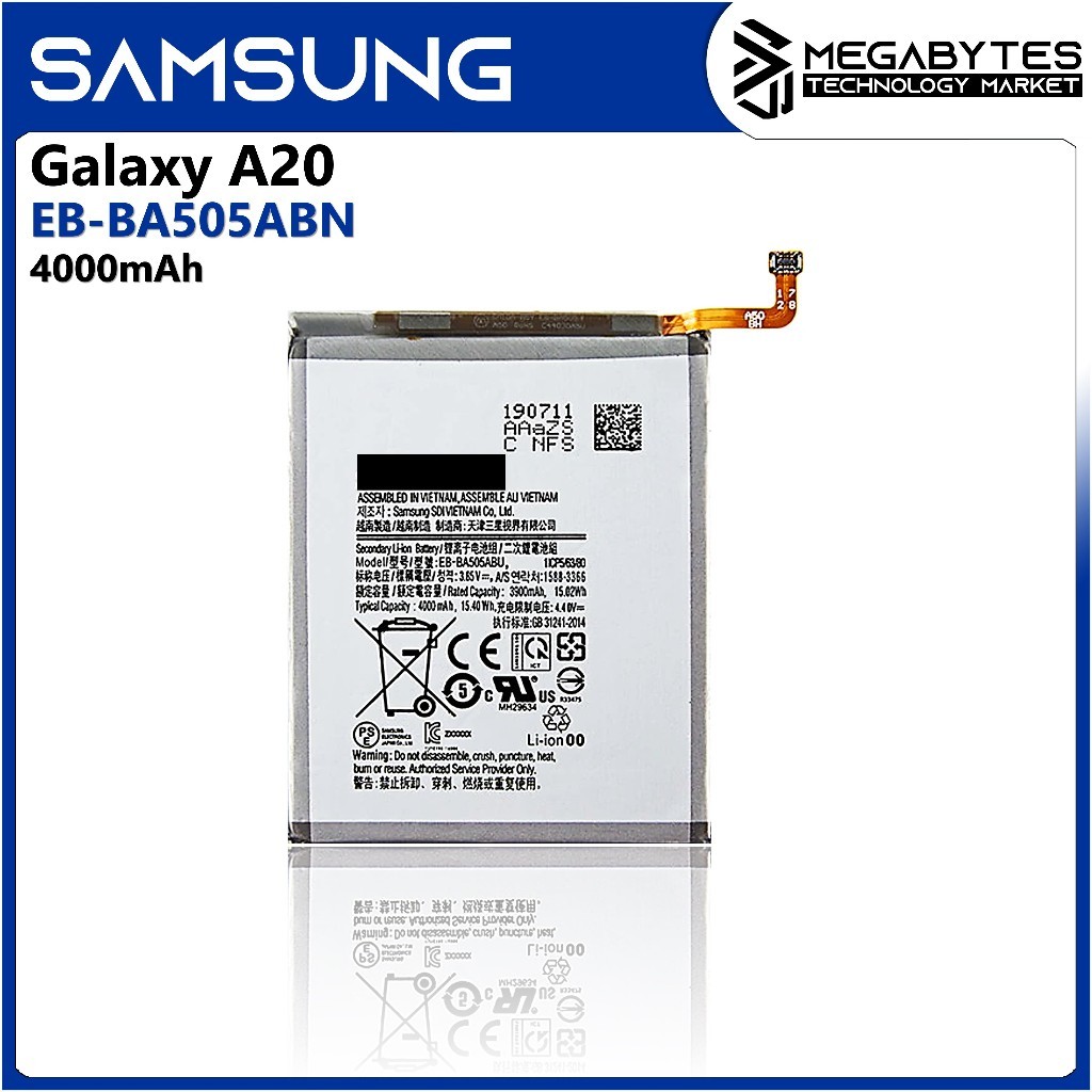 Megabytes Battery for Samsung Galaxy A20 | A205F A205FN A205GN A205YN ...