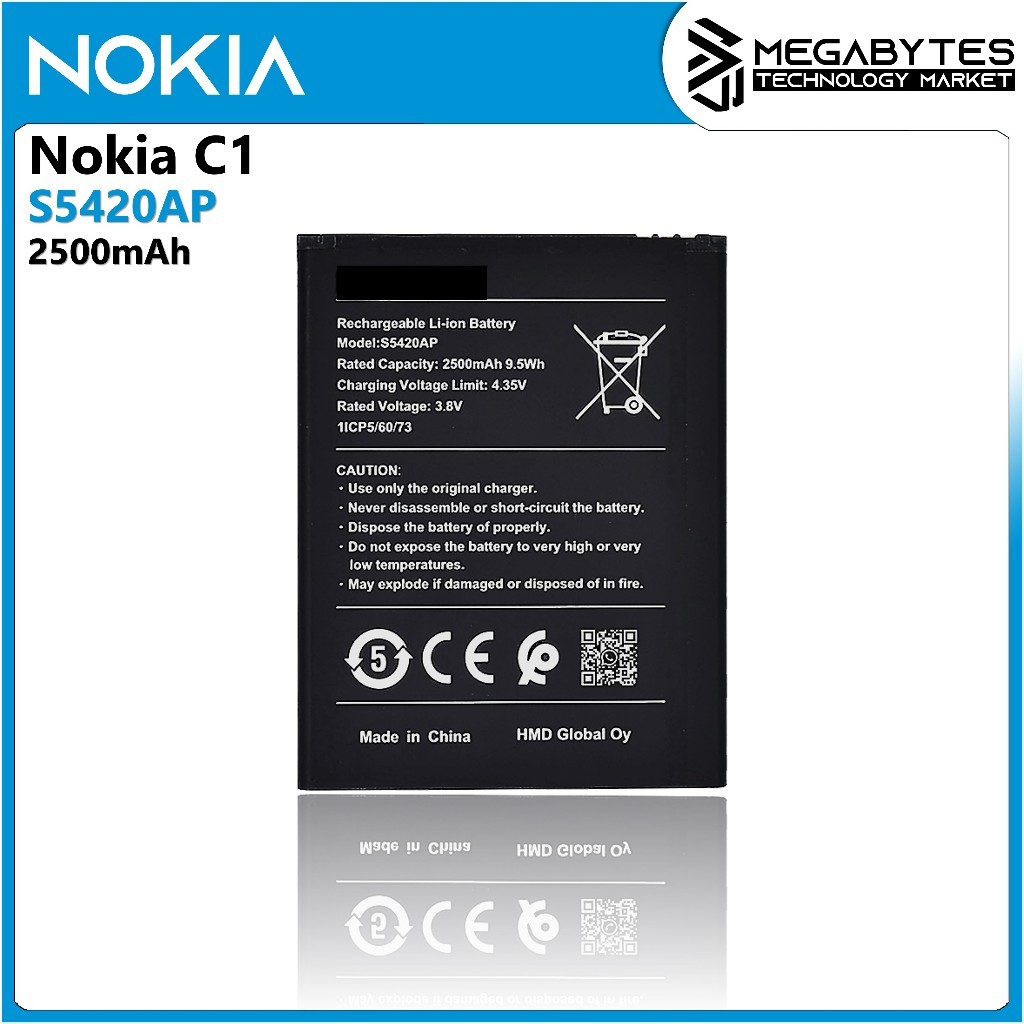 Megabytes Battery for Nokia C1 | TA-1165 S5420AP | Shopee Philippines