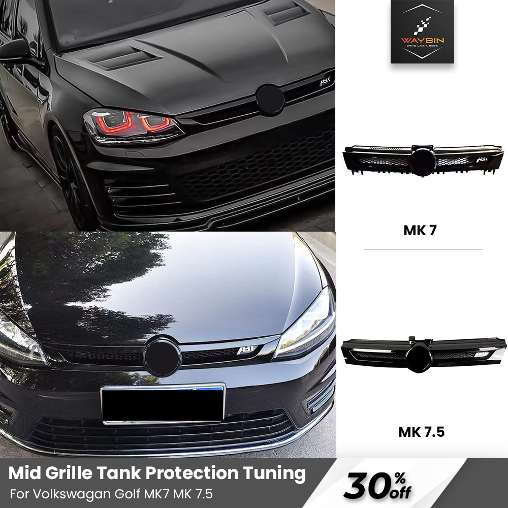 ♝For VW Golf 7 Rline GTI R 2013 - 2016 MK7 MK7.5 Golf Body kit Airntake ...