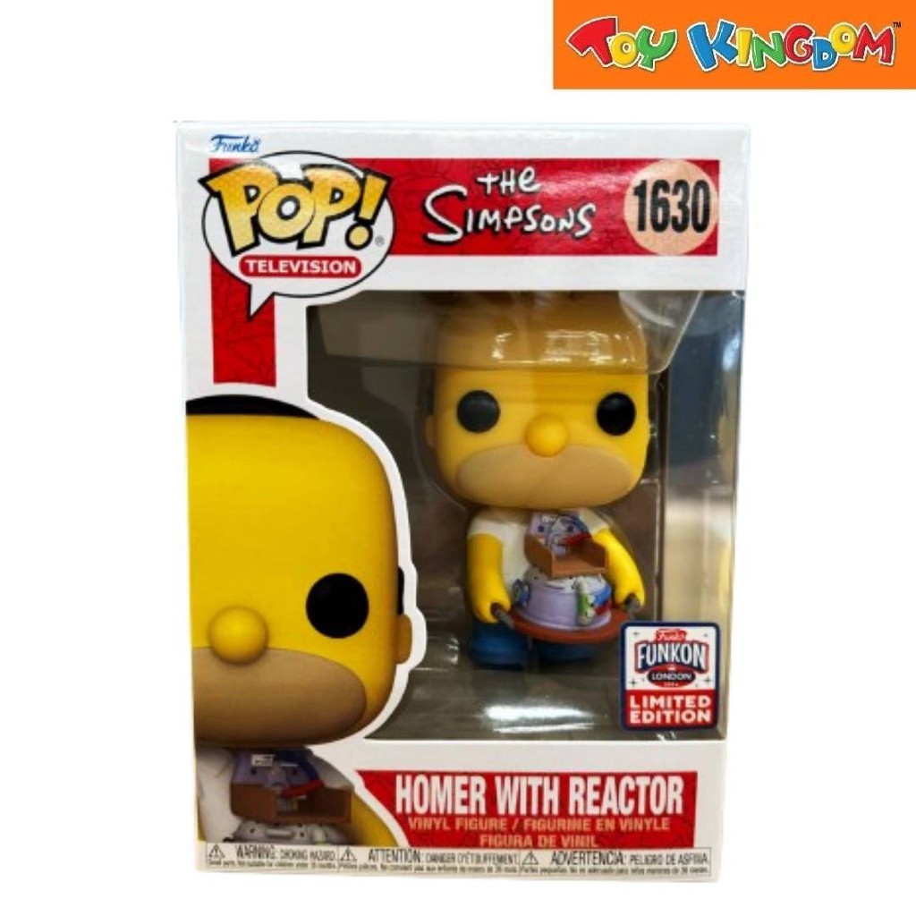Funko Pop! Television No.1630 The Simpsons Homer With Reactor Action ...