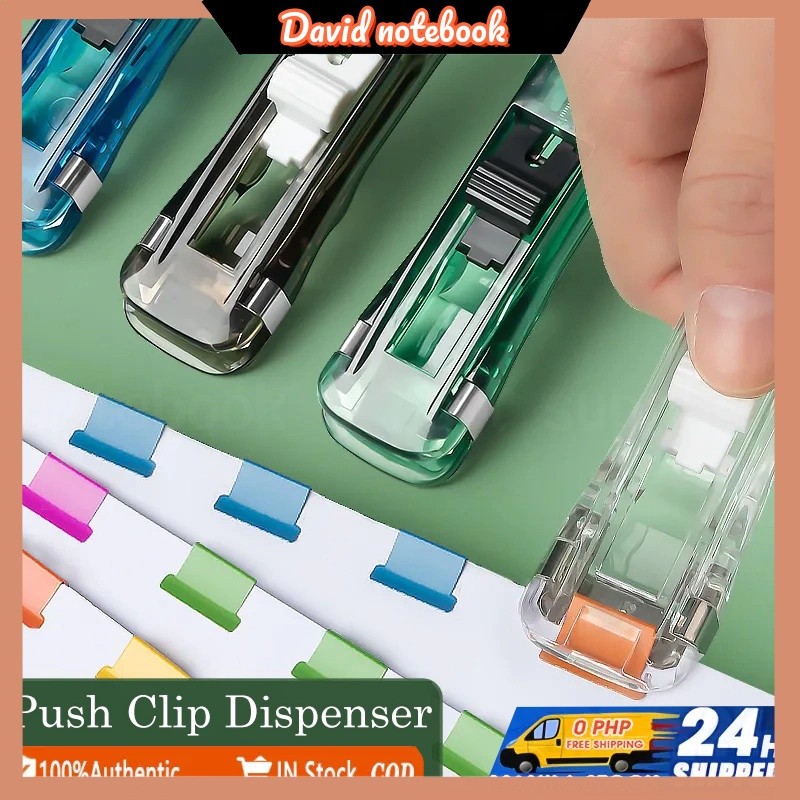 Portable Push Clamp Paper Binder Exam Paper Finishing Clip Reusable ...