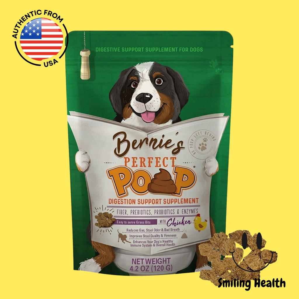 Bernie's Perfect Poop Digestion Support with Chicken Supplement for ...