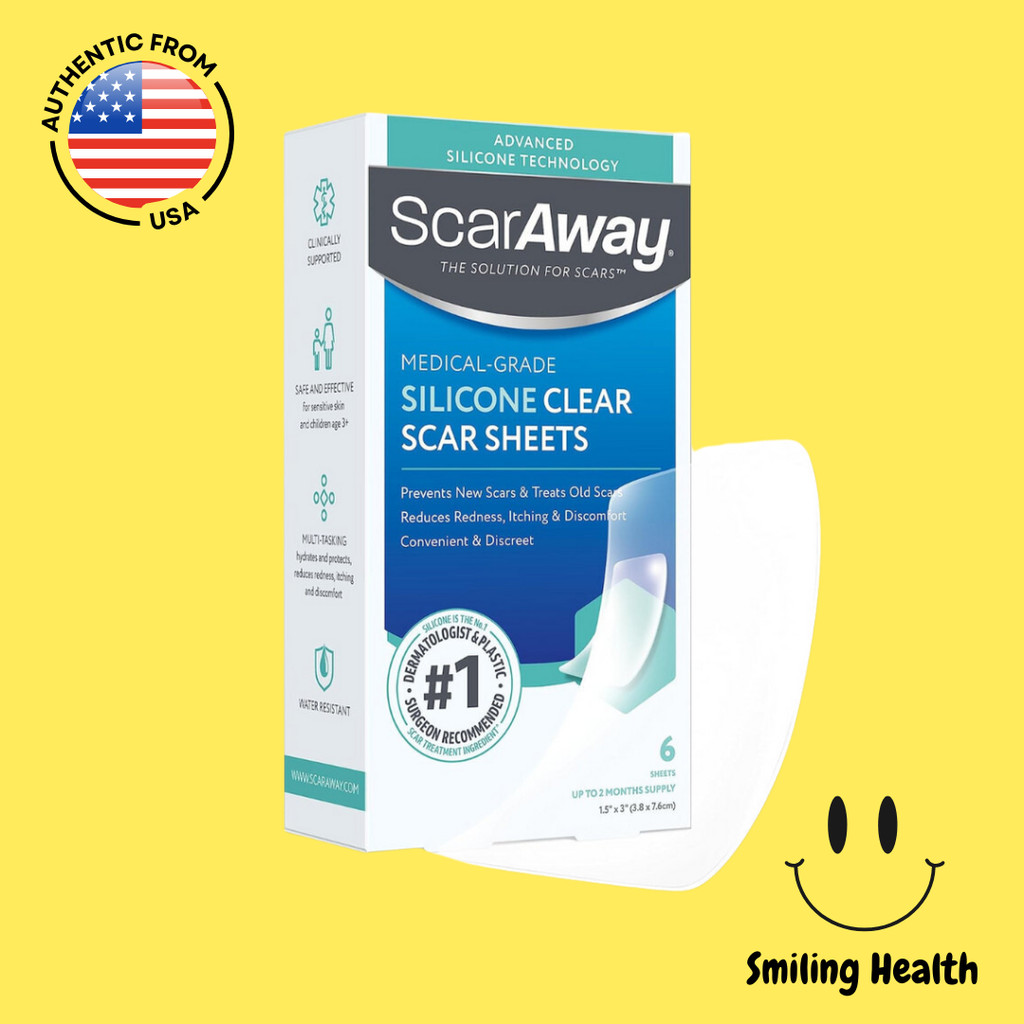 ScarAway Silicone Clear Scar Sheets - 6 Count | Shopee Philippines