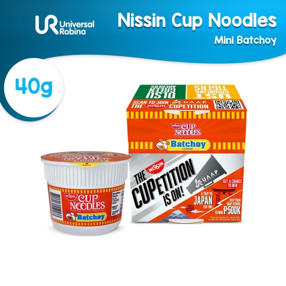 [UAAP EXCLUSIVE] Nissin Cup Noodles Mini Batchoy (40g) | Shopee Philippines