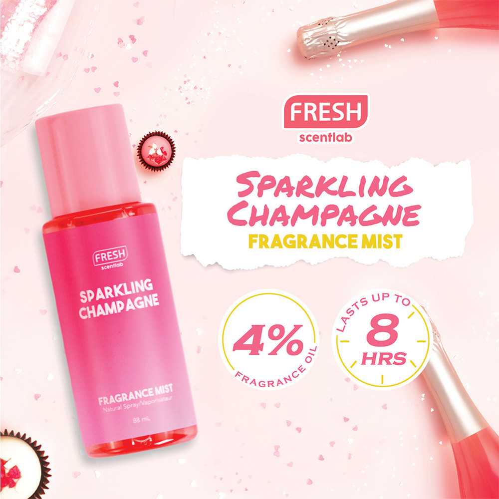 Fresh Scentlab Sparkling Champagne Fragrance Mist 88 mL | Shopee ...