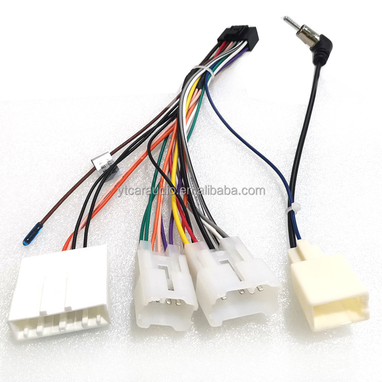 1PC 16P Car Head Unit Wire Harness Adapter For Toyota OEM Car Radio ...